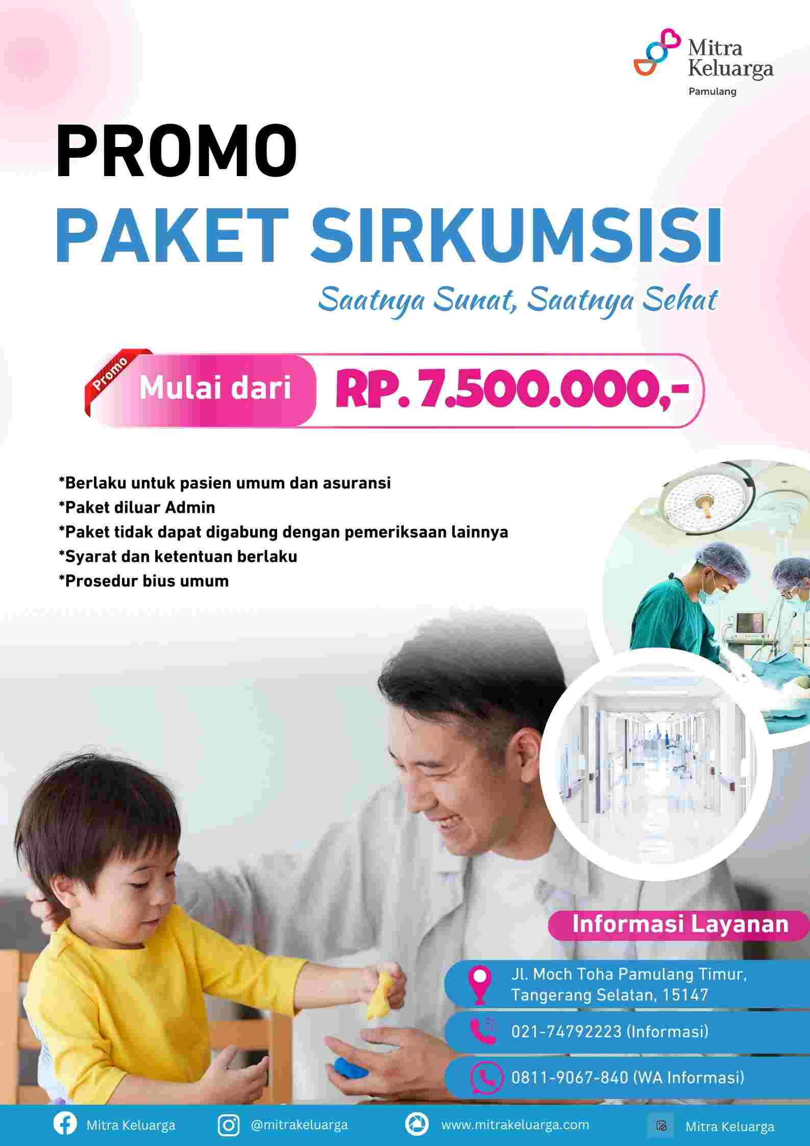 Promo Paket Sirkumsisi Mulai Rp7.500.000 – Saatnya Sunat, Saatnya Sehat