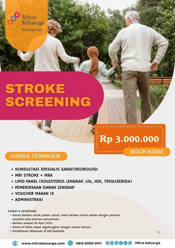 Paket Stroke Screening hanya Rp3 Juta di Mitra Keluarga Kemayoran