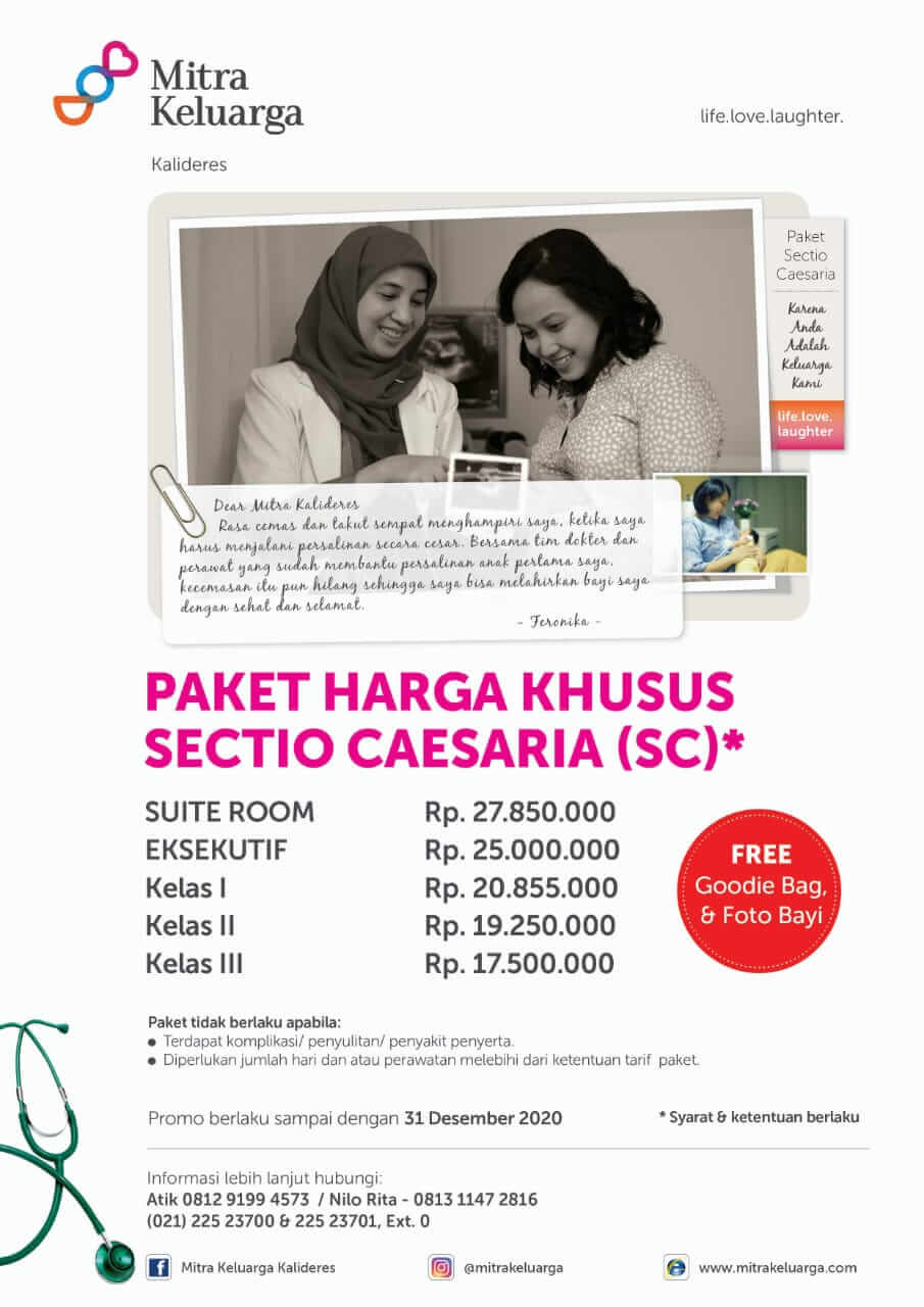 Paket Harga Khusus Sectio Caesaria (SC)