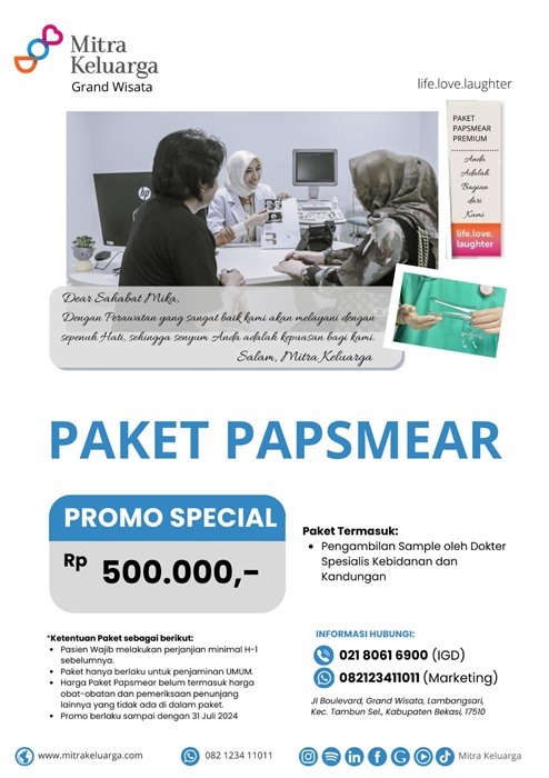 Promo Pap Smear Mitra Keluarga Grand Wisata