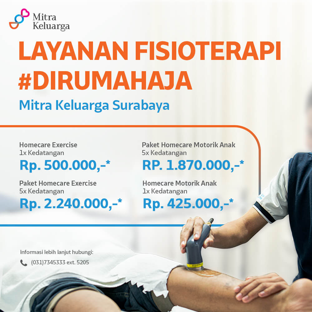 LAYANAN FISIOTERAPI #DIRUMAHAJA