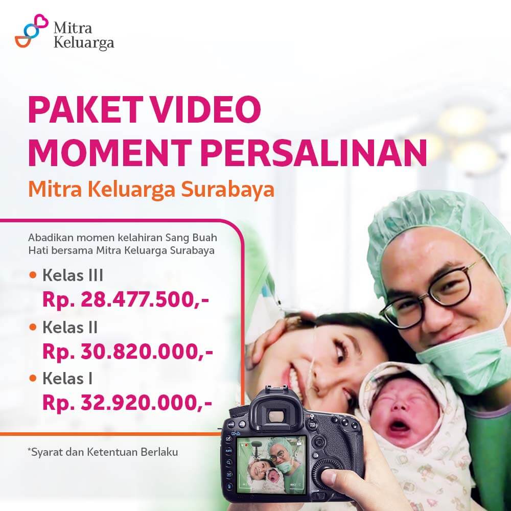 Paket Video Moment Persalinan Mitra Keluarga Surabaya