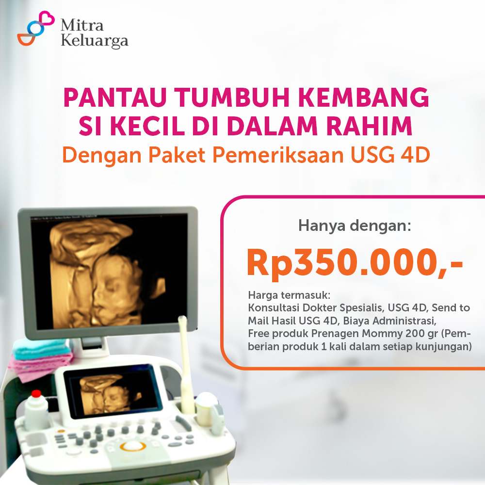 Paket Pemeriksaan USG 4D untuk Bumil