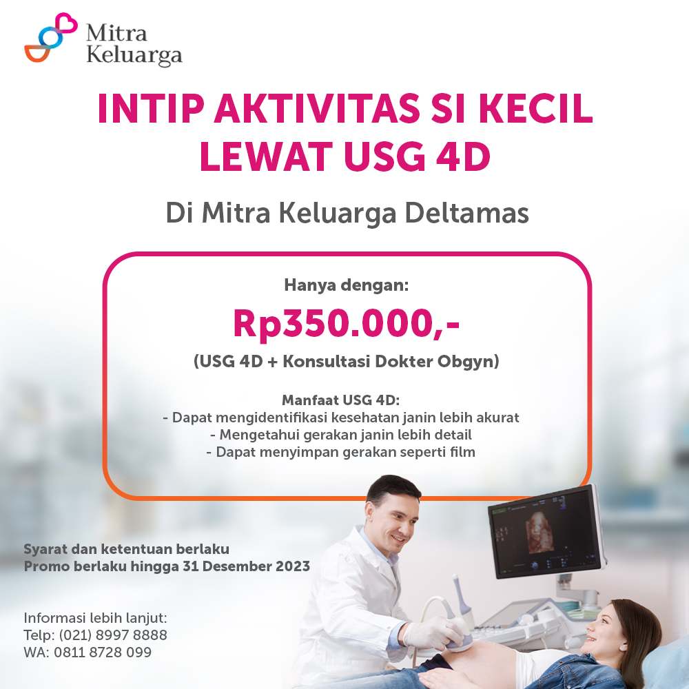 USG 4D di Mitra Keluarga Deltamas