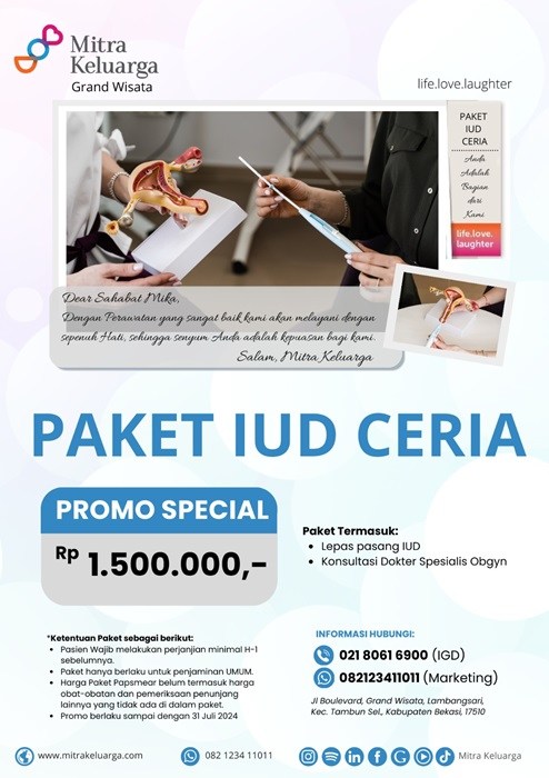 Paket KB IUD Mitra Keluarga Grand Wisata