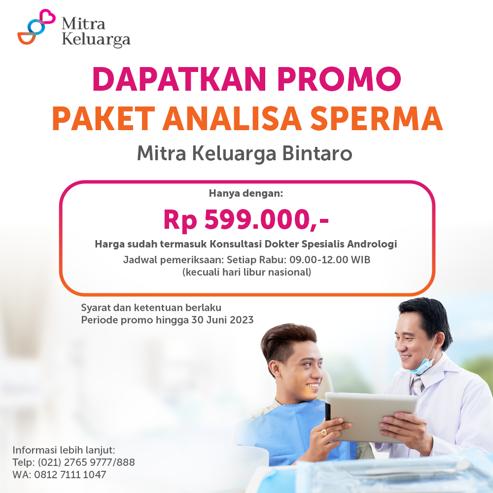 Promo Analisa Sperma di Mitra Keluarga Bintaro